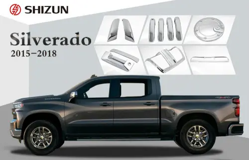 2015-2018 Chevrolet Silverado Accessories Plastic Chrome, High Quality ...