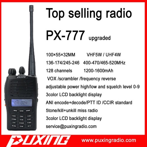 워키 토키 Px-777plus Vhf 또는 Uhf 핸드 헬드 5w, Bossgoo.com의 고품질 워키 토키 Px-777plus ...