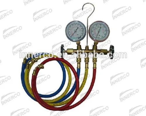 R12 R22 R134a Charging Manifold Kit, High Quality R12 R22 R134a ...