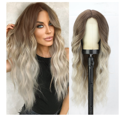 Front Lace Big Wave Wig Women's New Europea, High Quality Front Lace ...