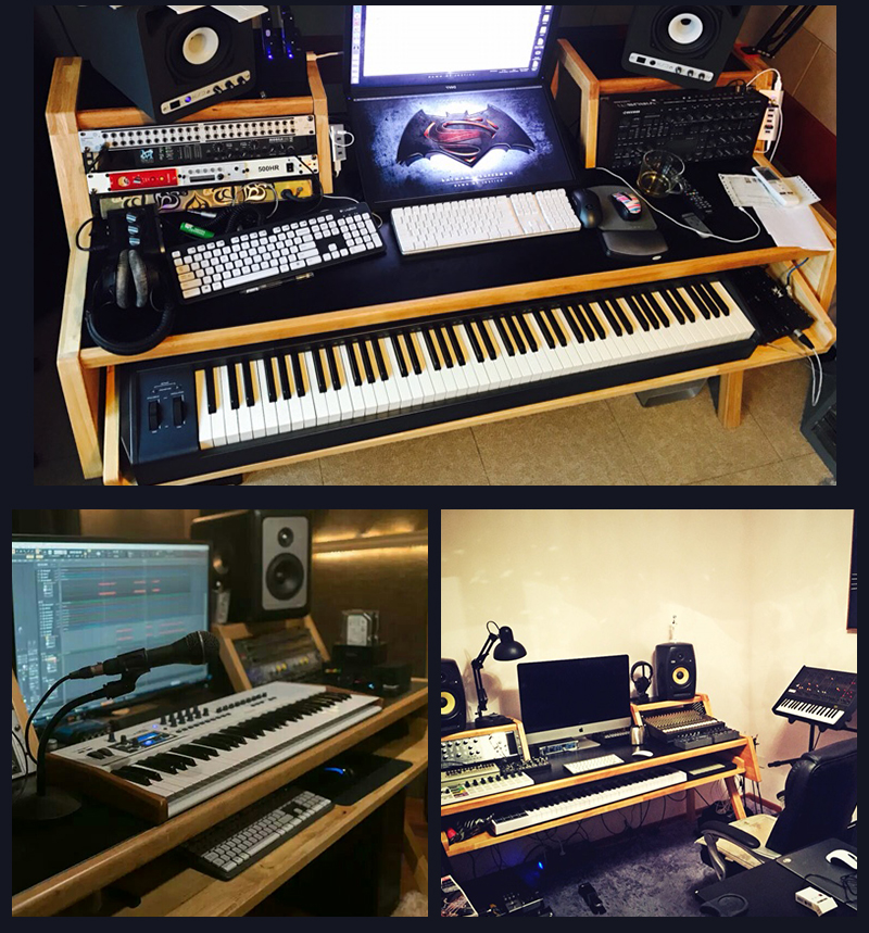 Stable Modern Design Studio Workstation Desk, High Quality Stable ...