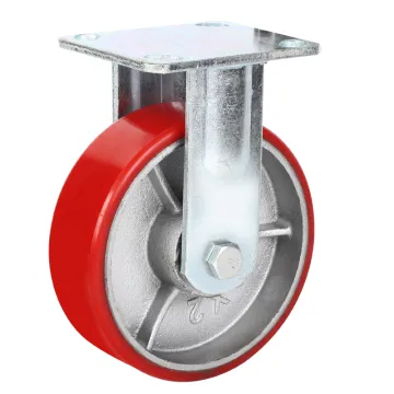 Cast Iron Core Hand Truck Caster Wheels, High Quality Cast Iron Core ...