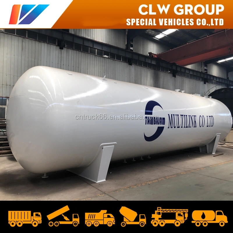 60000liters Cooking Gas Station Tank 30tons Lpg Gas Storage Tank For ...