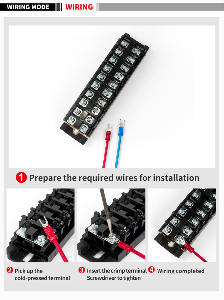 Din Rail Mounted Screw Terminal Block - Tbr-30 100pcs/box, High Quality ...
