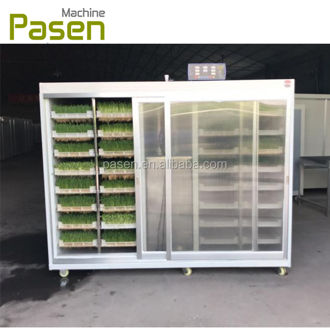 Hydroponic Animal Fodder Planting Machine, High Quality Hydroponic ...