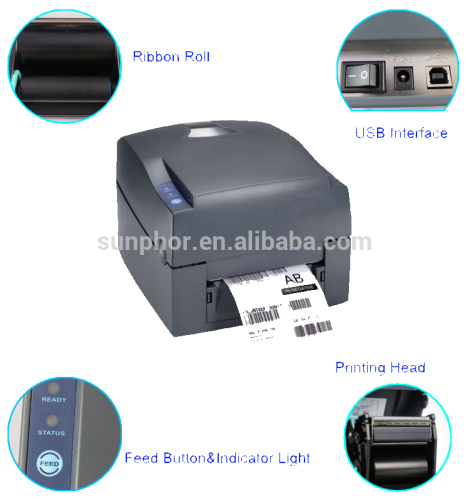 Transfer Thermal Barcode Label Printer, High Quality Transfer Thermal ...