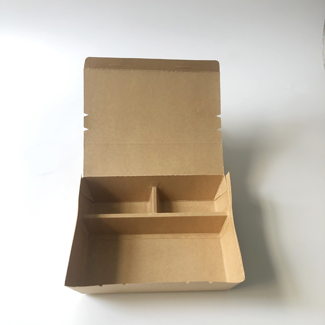 Customized Disposable Multi-compartment Paper Lunch Box, High Quality ...