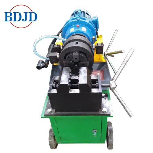 Mechanical Bar Rebar Pipe Rib Stripped Parallel Thread Rolling Machine ...