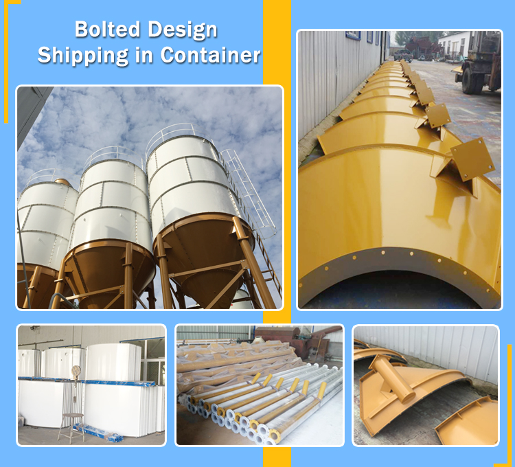 Cement Silo Storage Solutions: 20 Ton To 1000 Ton For Concrete Batching ...