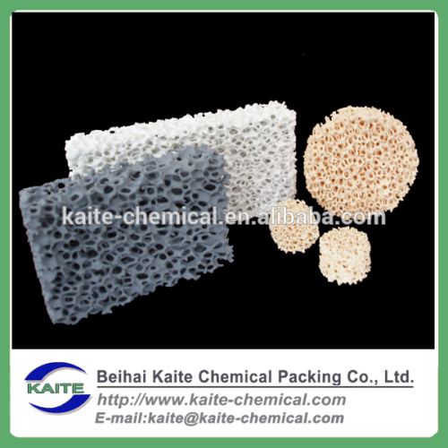 High Porosity Alumina Zirconia Al2o3 Zro2 Ceramic Foam Filter Foundry ...