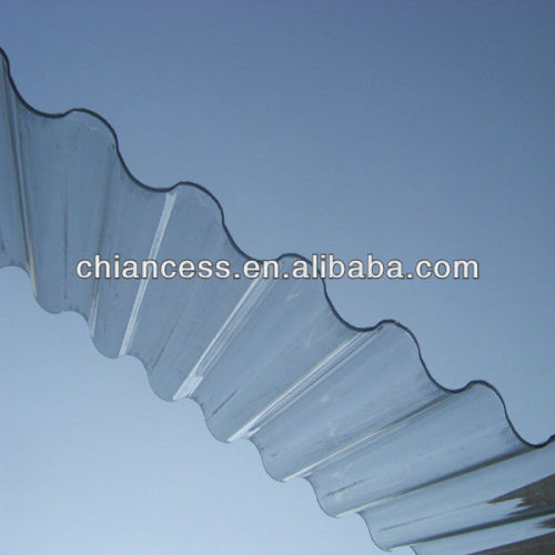 Corrugated Plastic Pc Sheet And Transparent Polycarbonate Wave Panel ...
