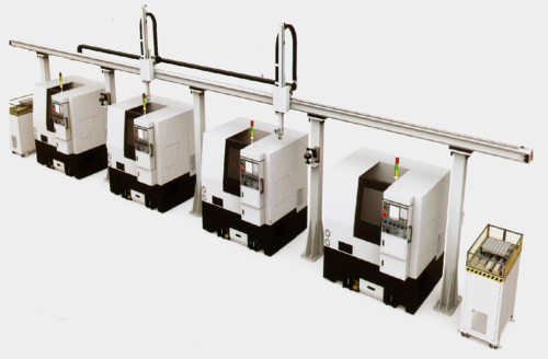 Gantry Loader With More Cnc Lathes, High Quality Gantry Loader With More Cnc Lathes on Bossgoo.com