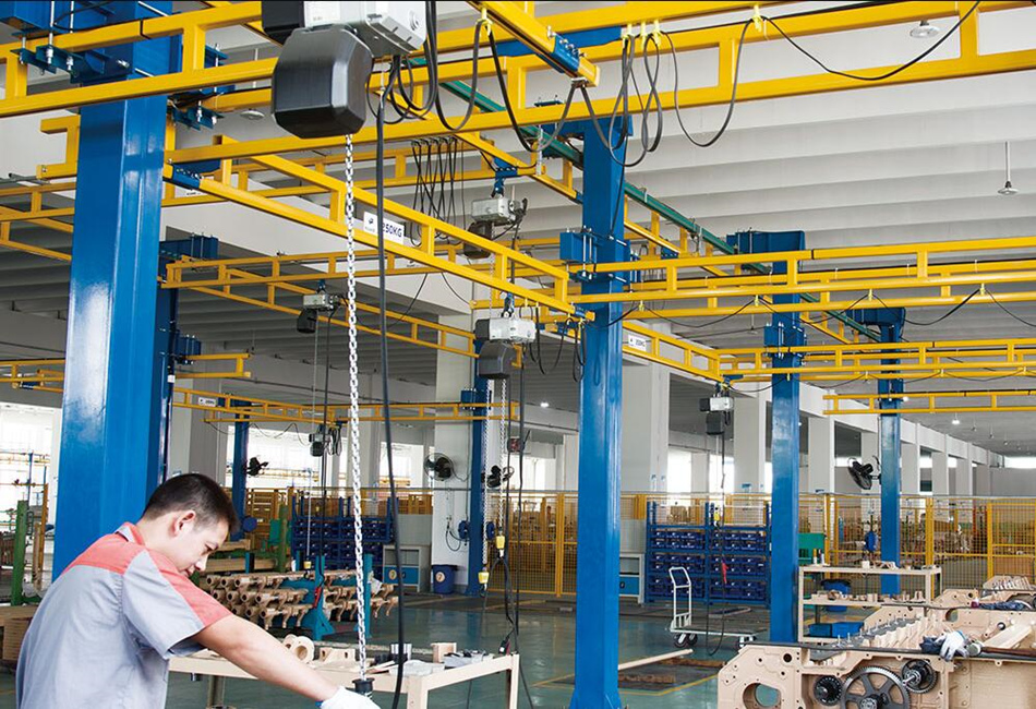 Overhead Warehouse Rail System With Hoists And Cranes, High Quality ...