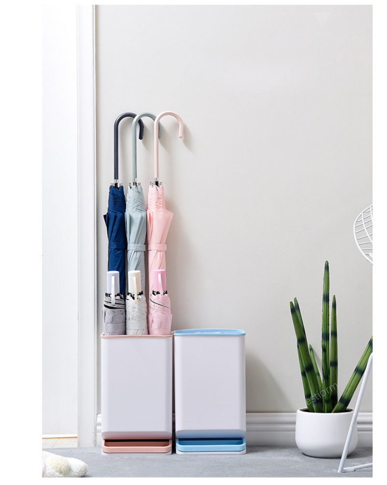 Indoor Umbrella Stand , Entryway Space Saving Umbrella Drying Rack ...