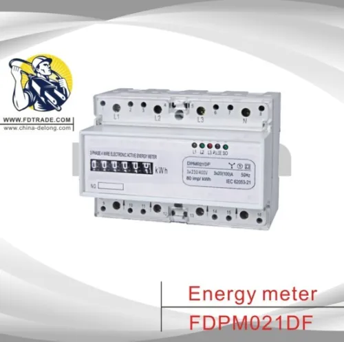 Three Phase Four Wire Electronic Din-rail Active Energy Meter ... Three Phase Four Wire Electronic Din-rail Active Energy Meter ...