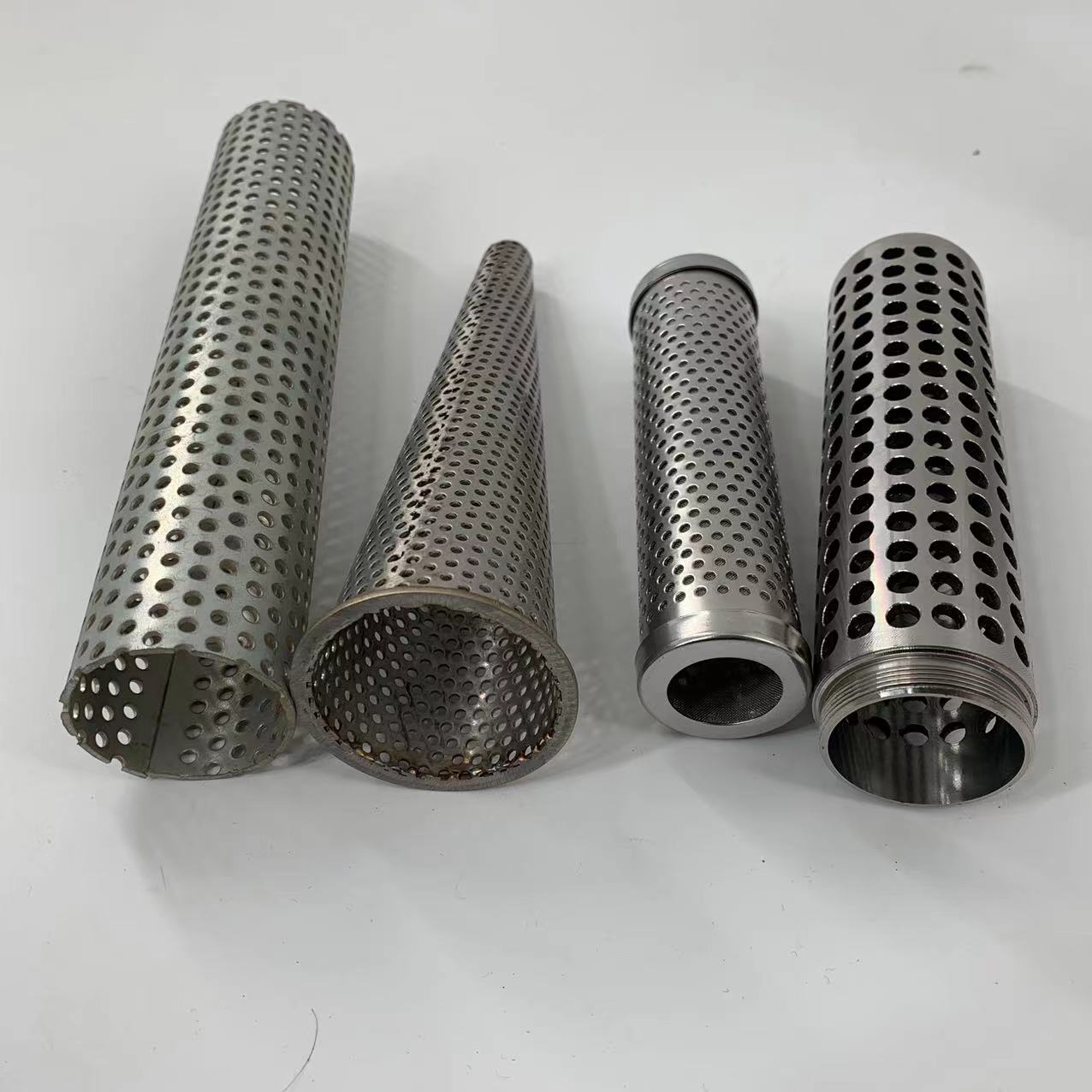 Straight Spiral Welded Lock Seam Pipes Perforated Filter Pipe, High ...