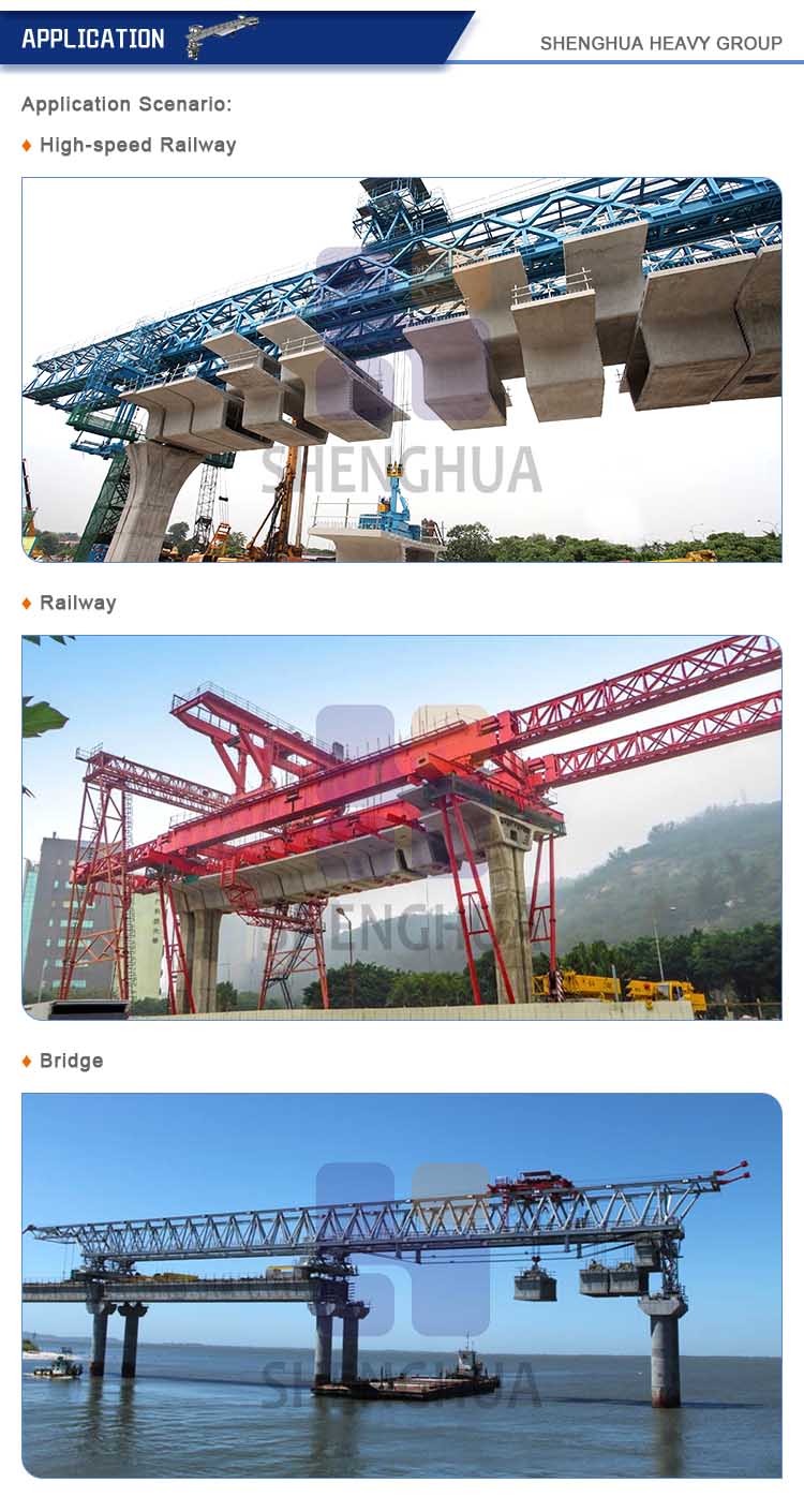 Segmental Bridge Girder Launching Gantry Crane For Bridge Construction ...