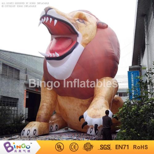 Outdoor Giant Inflatable Lion Cartoon Character Factory Direct Sale ...
