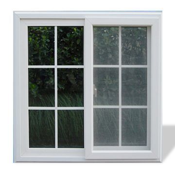 Pvc Window With Grid And Center Pivoted Shutter, European/american ...