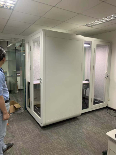 Soundproof Office Pod Modern 2 Person Meeting Box, High Quality ...