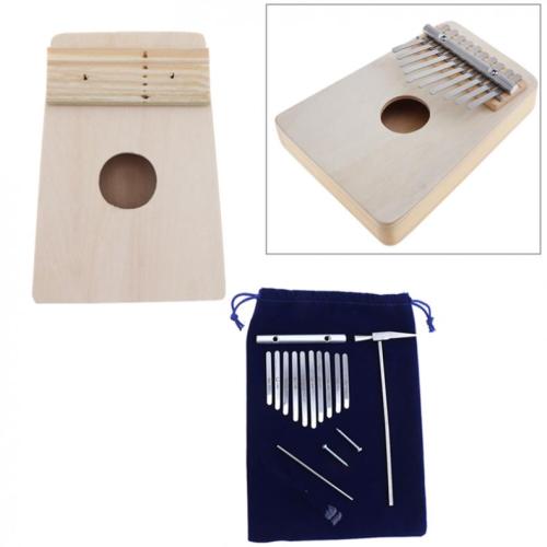 10 Key Kalimba Diy Kit Beech Wood Thumb Piano Mbira For Handwork ...