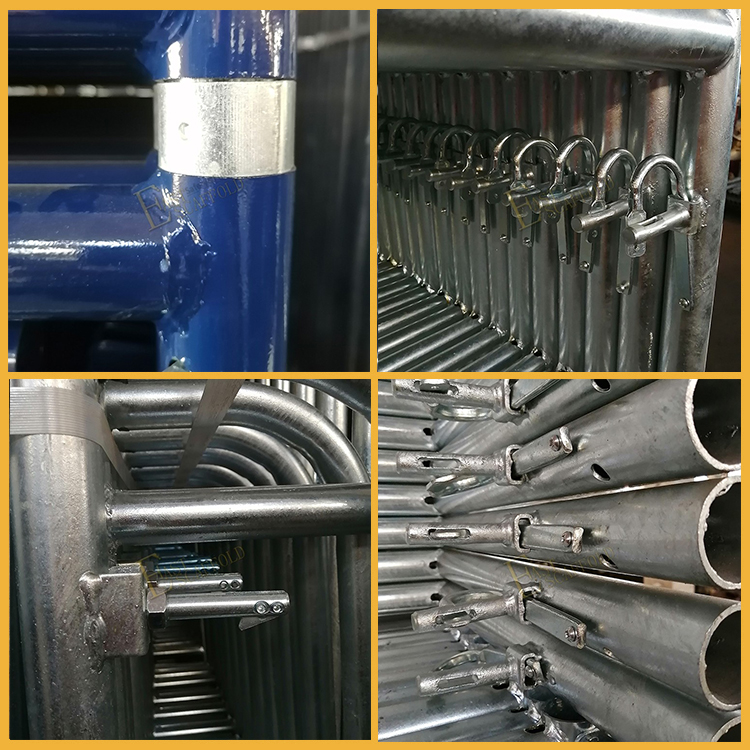 42-inch Wide Narrow H Frame Scaffold Set - Powder Coated/hot Dip ...