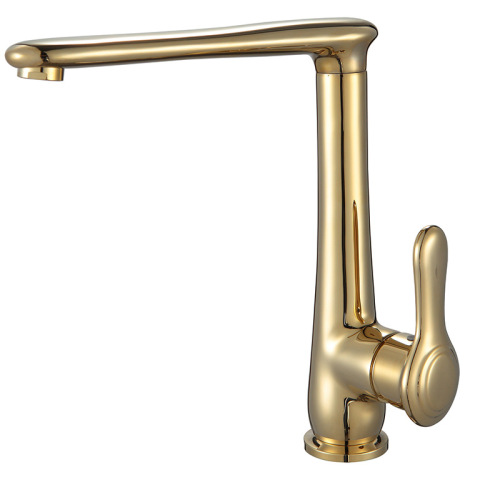 European Style Antique Full Brass Kitchen Spill-proof Faucet, High ...