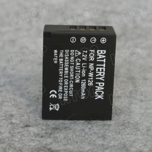 For Fujifilm Np-w126 Camera Battery 1260mah For Fuji X-pro1, Hs30exr ...
