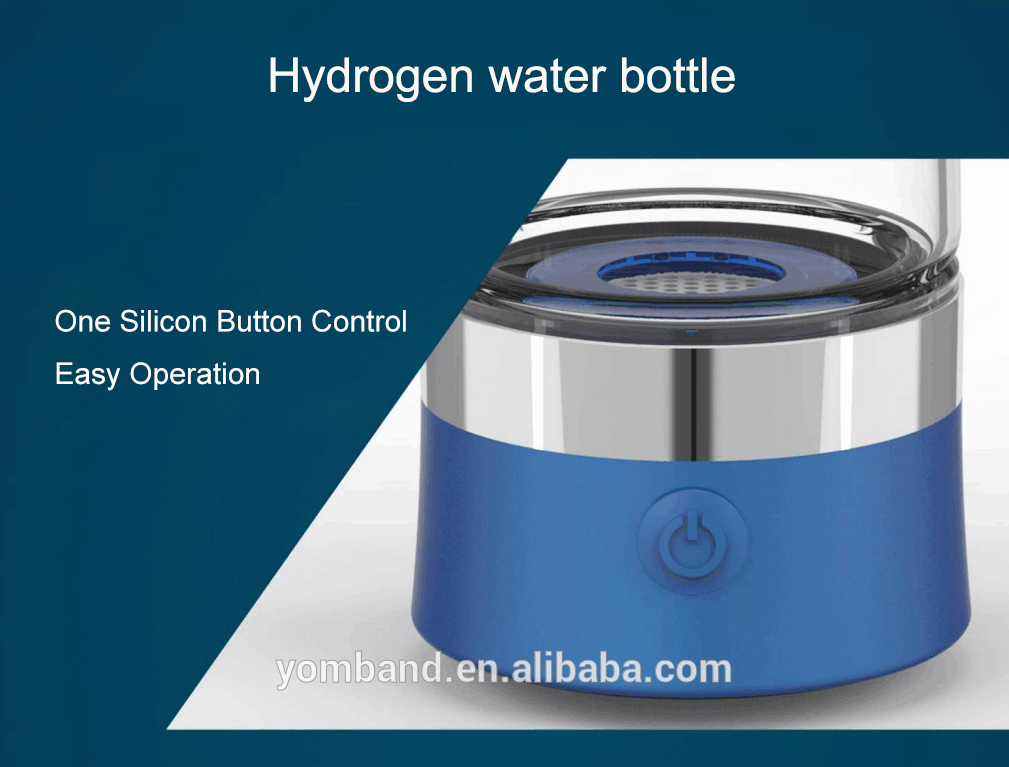 300ml Hydrogen Water Generator: Alkaline Water Bottle With Electrolysis ...