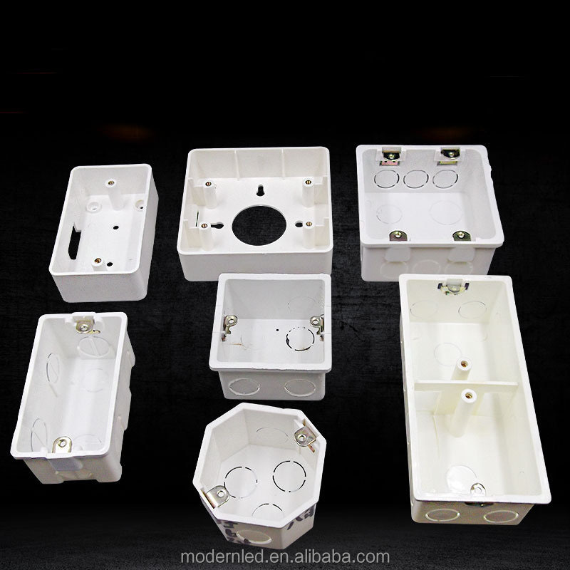 High Quality Pvc Electrical Pipe Fittings - 86 Style Eu White Octagonal ...