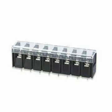 Barrier Type Terminal Block Connector With 7.62mm Pin Spacing And Cap ...