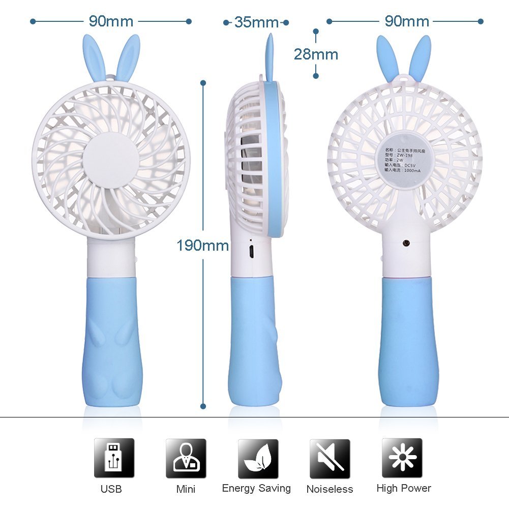 แบตเตอรี่มือถือแบบพกพา Usb Handheld Mini Fan Fan คุณภาพสูง แบตเตอรี่มือ ...