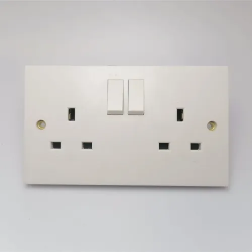 Electrical Wall Switch Socket 2 Gang 1 Way, High Quality Electrical ...