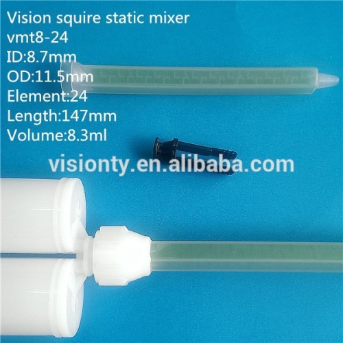 Vmt8-24 Square Dispensing Static Mixer Disposable Static Mixer Nozzle ...