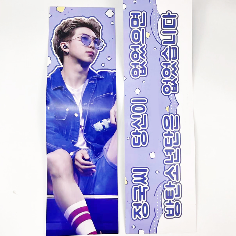 Custom Double-sided K-pop Slogan Banners On High-quality Paper Material ...