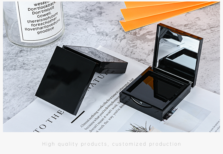 Fancy Square Pressed Powder Compact, High Quality Fancy Square Pressed ...