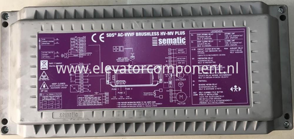 Sematic Door Controller SDS AC-VVVF BRUSHLESS HV-MV PLUS