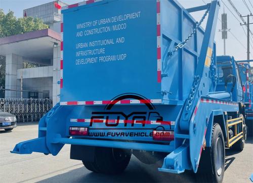 10cmb Skip Loader Truck Swing Arm Garbage Truck, High Quality 10cmb ...