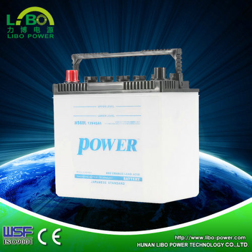 Jis 12volt 45ah Lead Acid Dry Auto Battery (n45), High Quality Jis ...