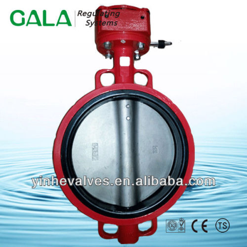 Red Handwheel Wafer Butterfly Valve, High Quality Red Handwheel Wafer ...