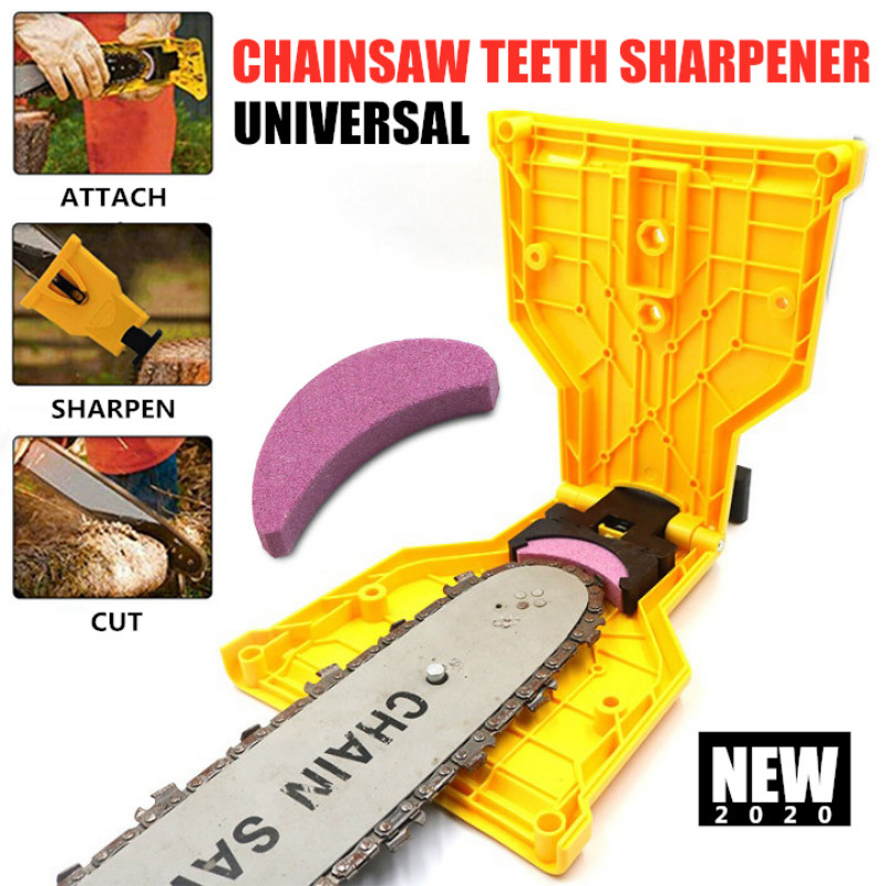 2020 Teeth Sharpener Saw Chain Sharpener Bar-mounted Fast Grinding ...
