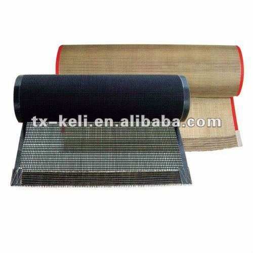 Ptfe Fiberglass Heat Resistant Mesh Conveyor Belt, High Quality Ptfe ...