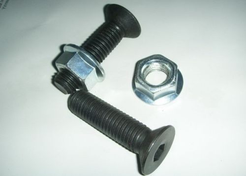 Galvanised Bolts And Nuts , Sphere Square Nut , Flange Nut Zinc Plated ...