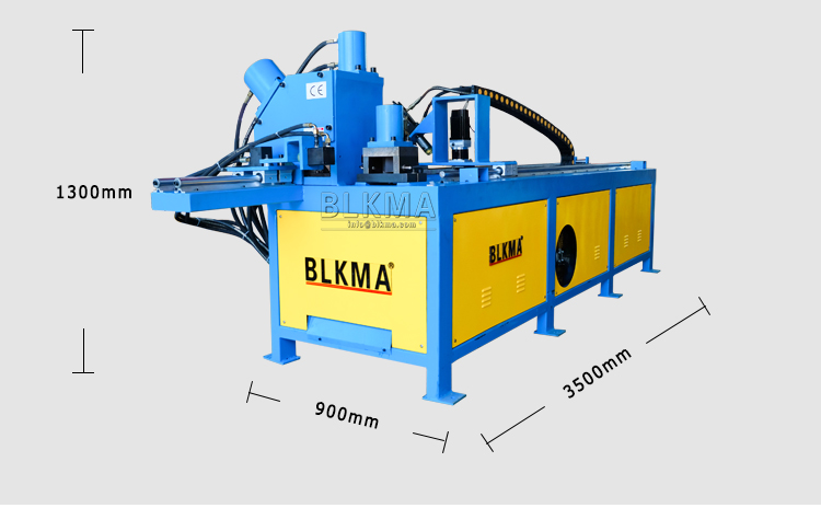 Angle Steel Automatic Round Bolts Hole Punching Machine For Hvac Duct ...