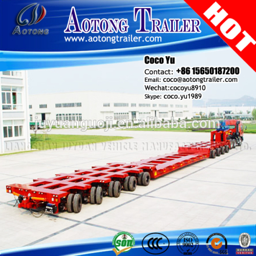 Hydraulic 9 Lines Steering Axles Modular Trailers (4+5 Module With ...