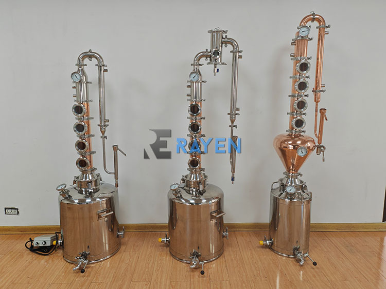 Red Copper Condenser Alcohol Distiller Fittings And Stiller ...