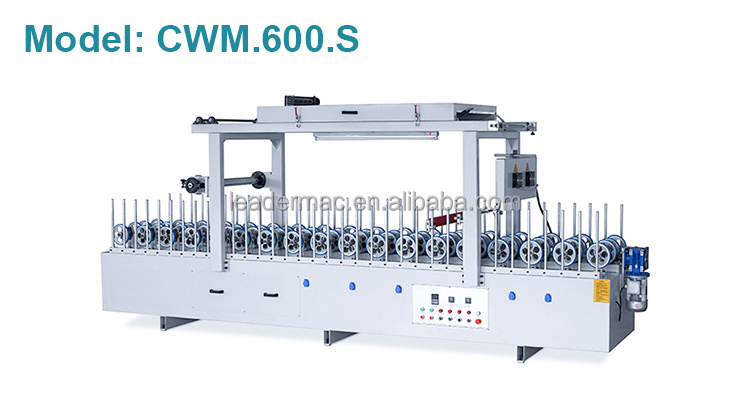 Pvc Veneer Profile Wrapping Machine For Upvc Wall Panel Framing, High ...
