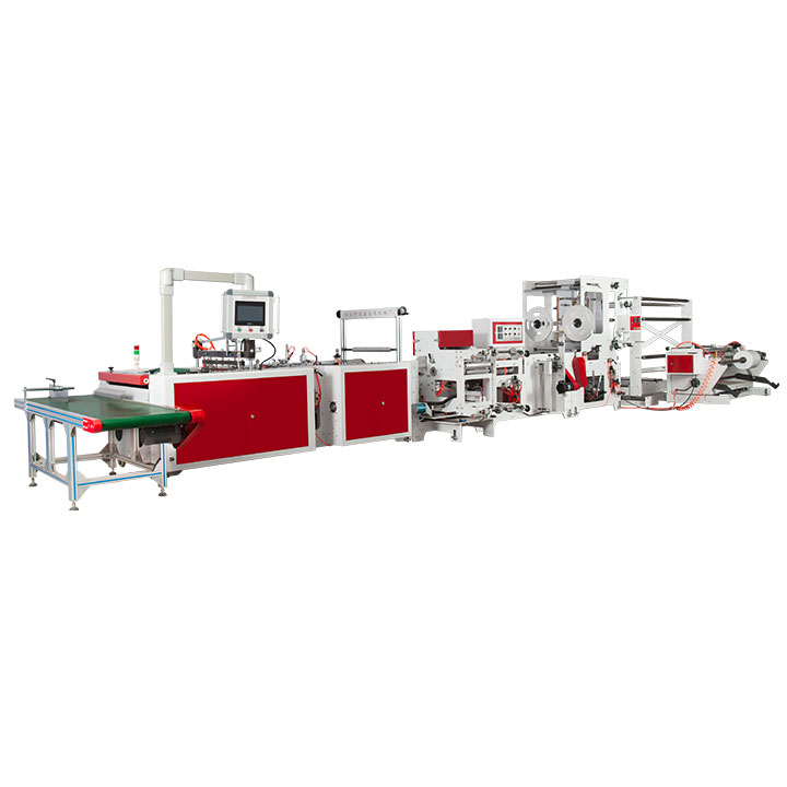 Zhongxin High End Bottom Inserting Clothing Plastic Bag Making Machine ...