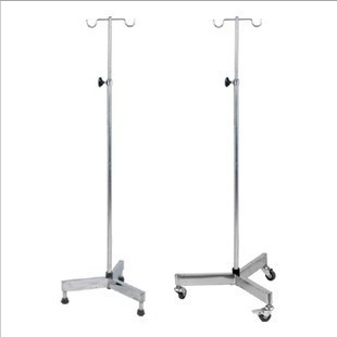 Hospital Infusion Transfusion Stainless Steel Iv Pole Stand, High ...