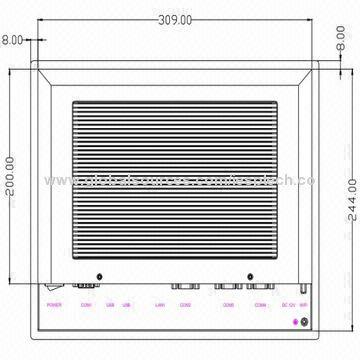 All-in-one Panel Pc, 12.1" Lcd, Core 2 Duo P7550 Cpu/2gb/320gb, 2xcom ...